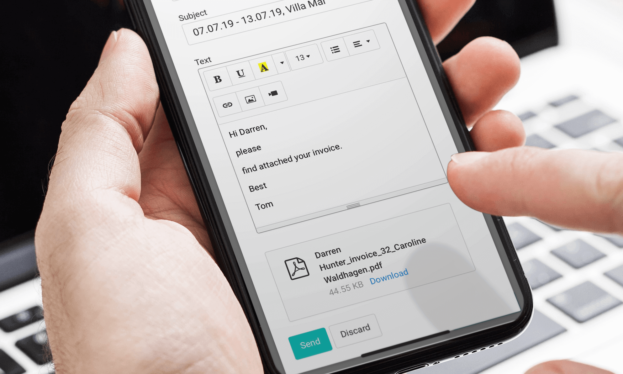 Créer automatiquement des factures pour location saisonnière